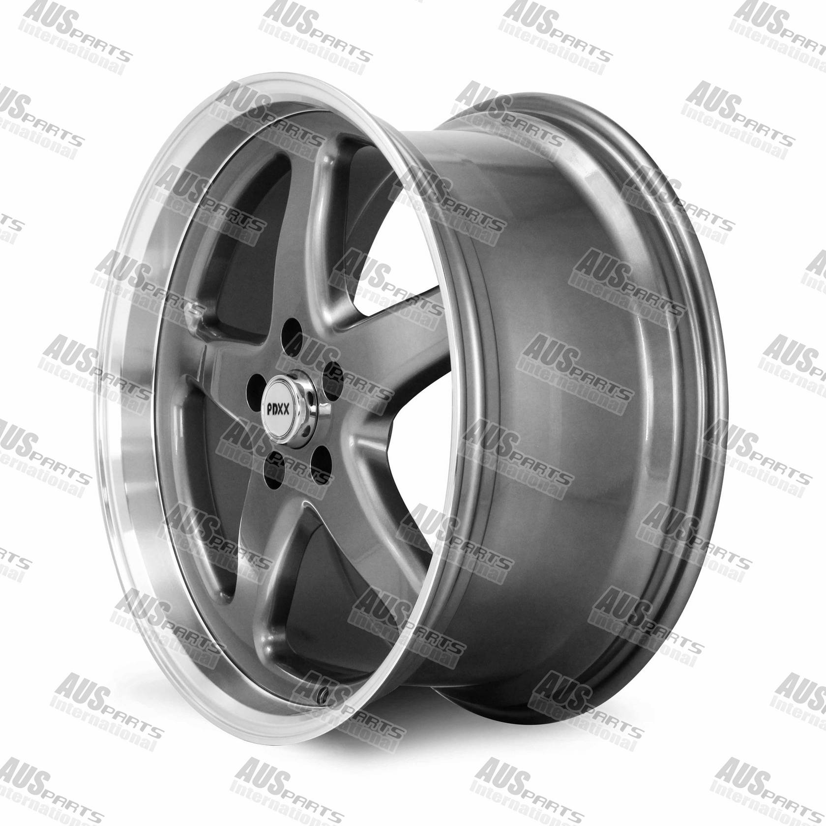 Walkinshaw 20" Staggered Wheel Set Gunmetal Machined lip NEW – AusParts ...